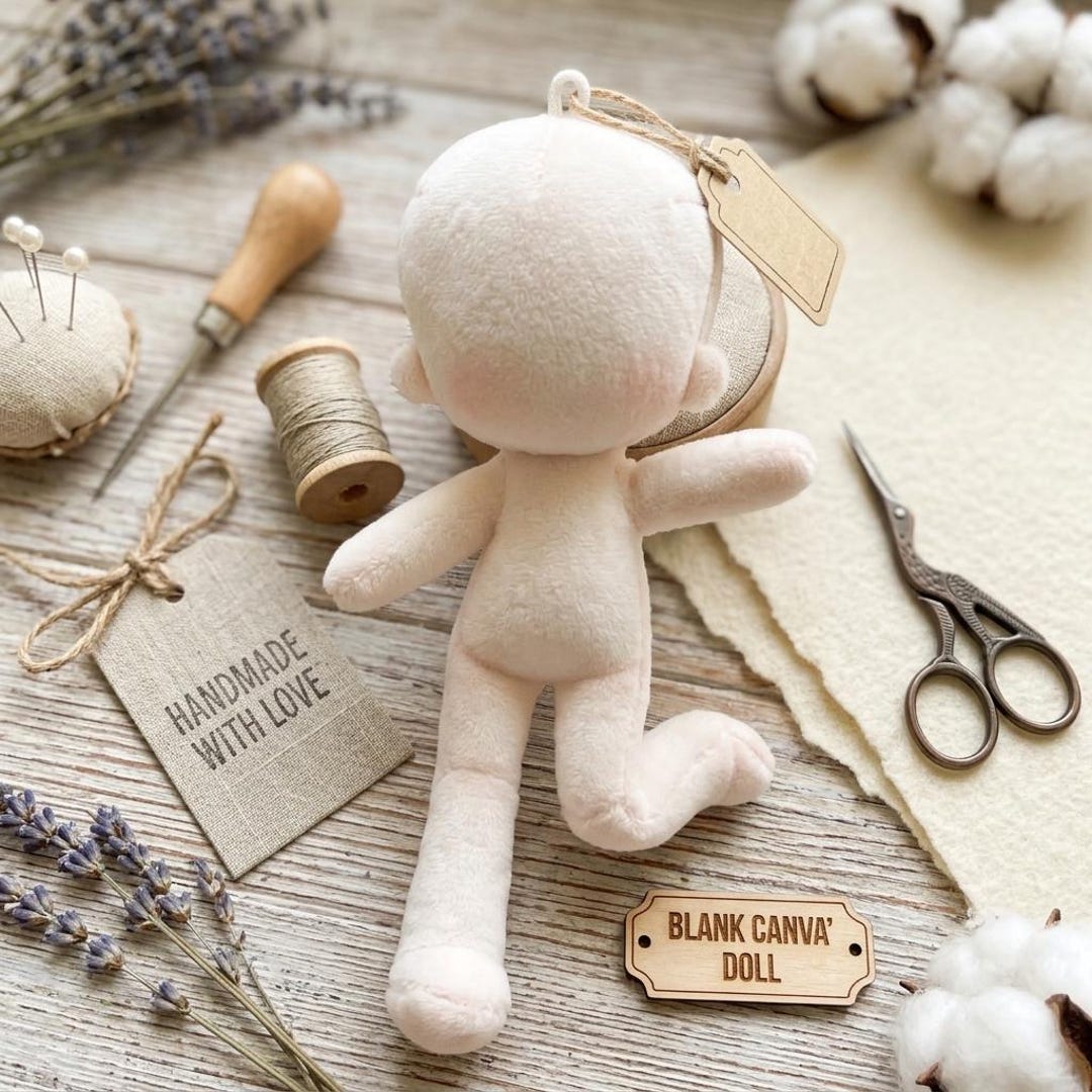 DIY Blank Plush Doll Body | Custom Cotton Doll Base | Kpop Anime ...