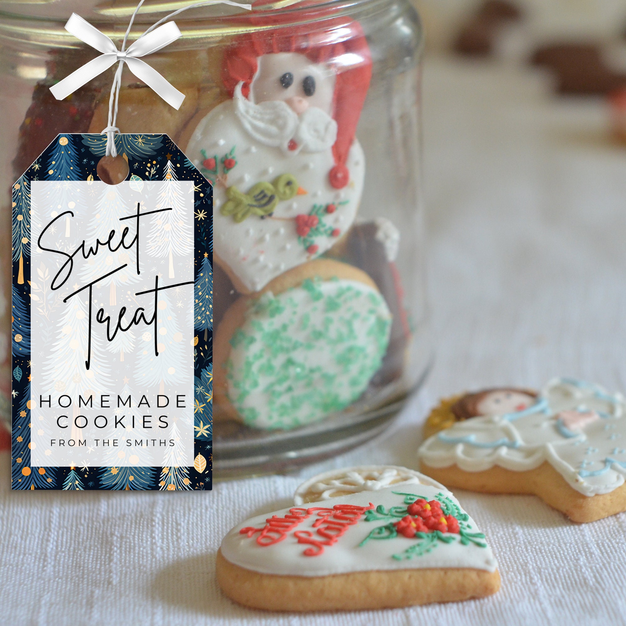 Printable Christmas Gift Tags for Christmas Cookies Homemade Printable ...