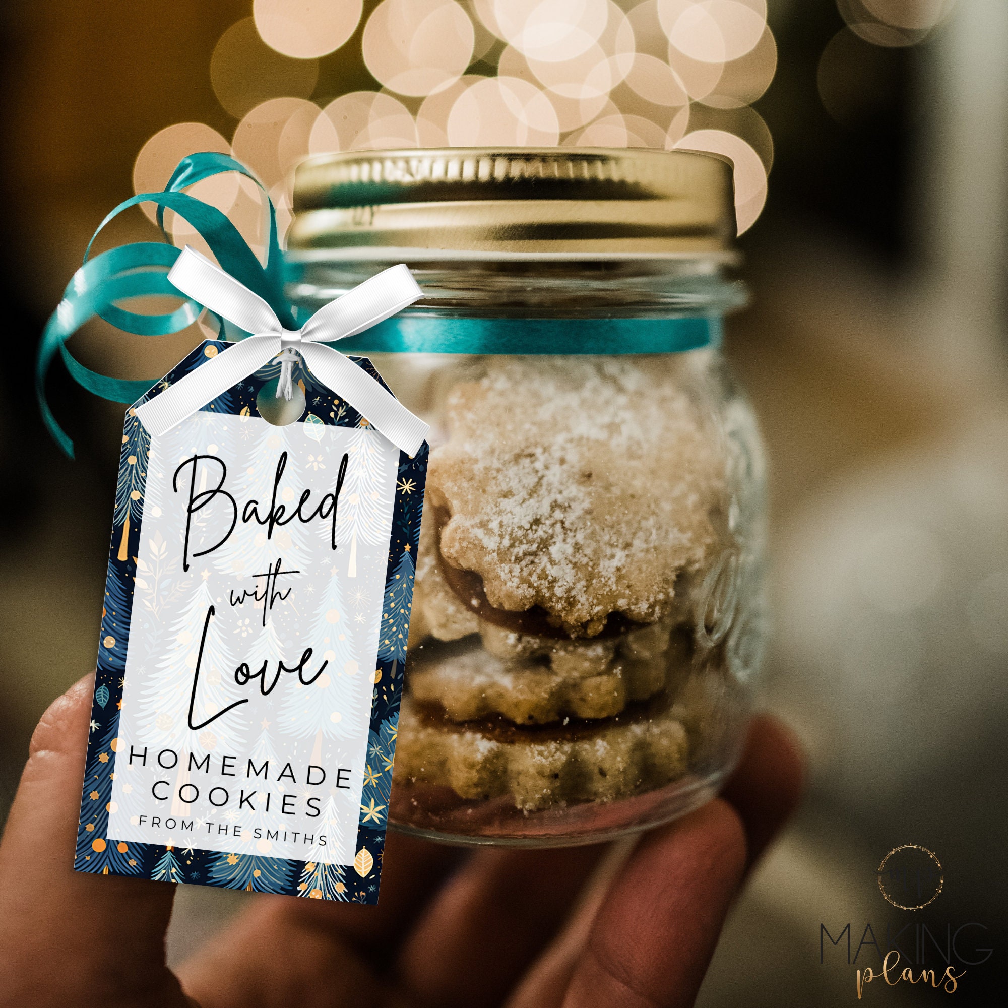 Printable Christmas Gift Tags for Christmas Cookies Homemade Printable ...