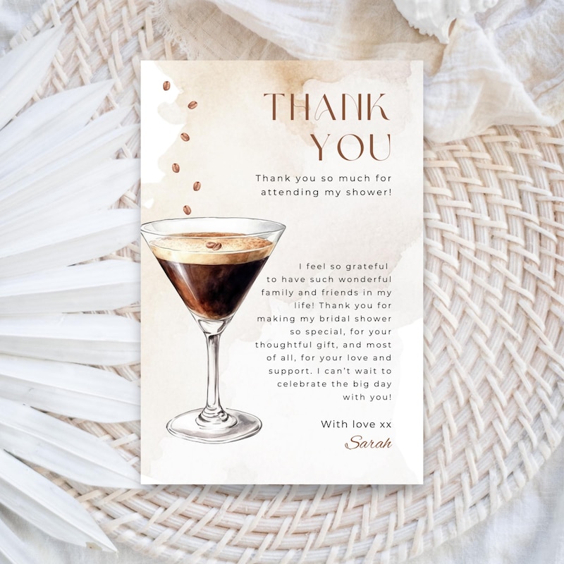 Coffee Thank You - Etsy