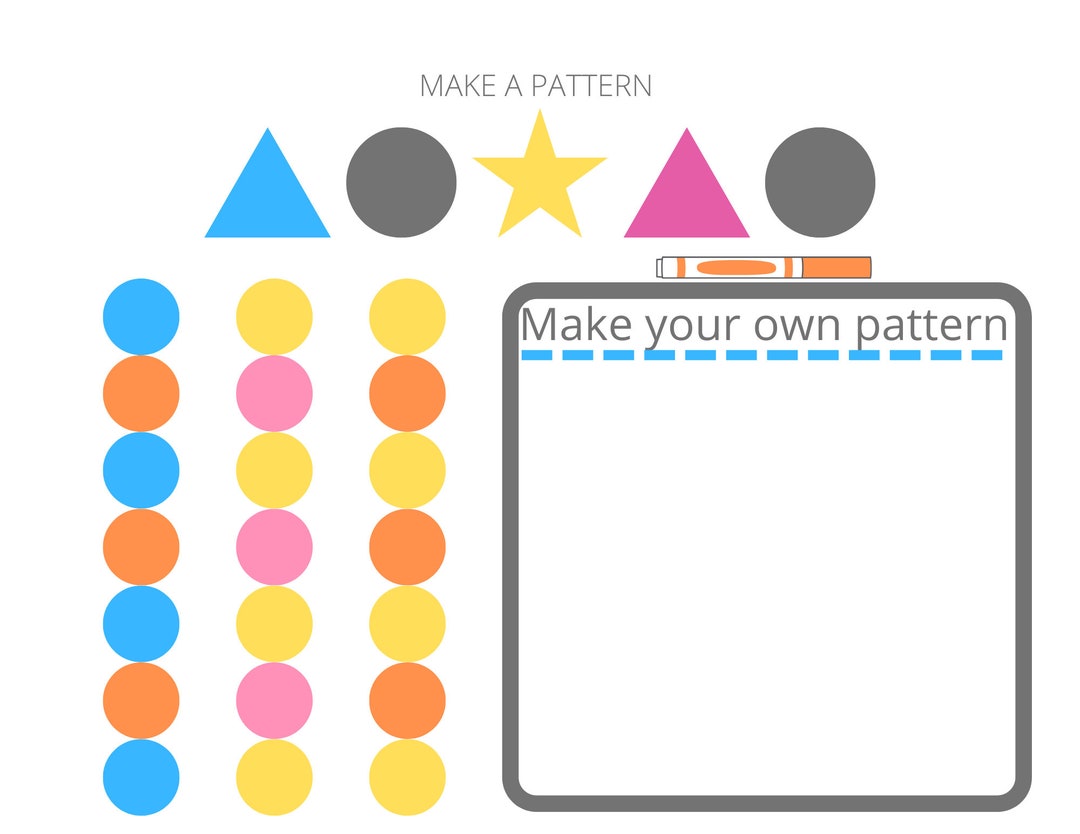 Numbers and Patterns - Etsy