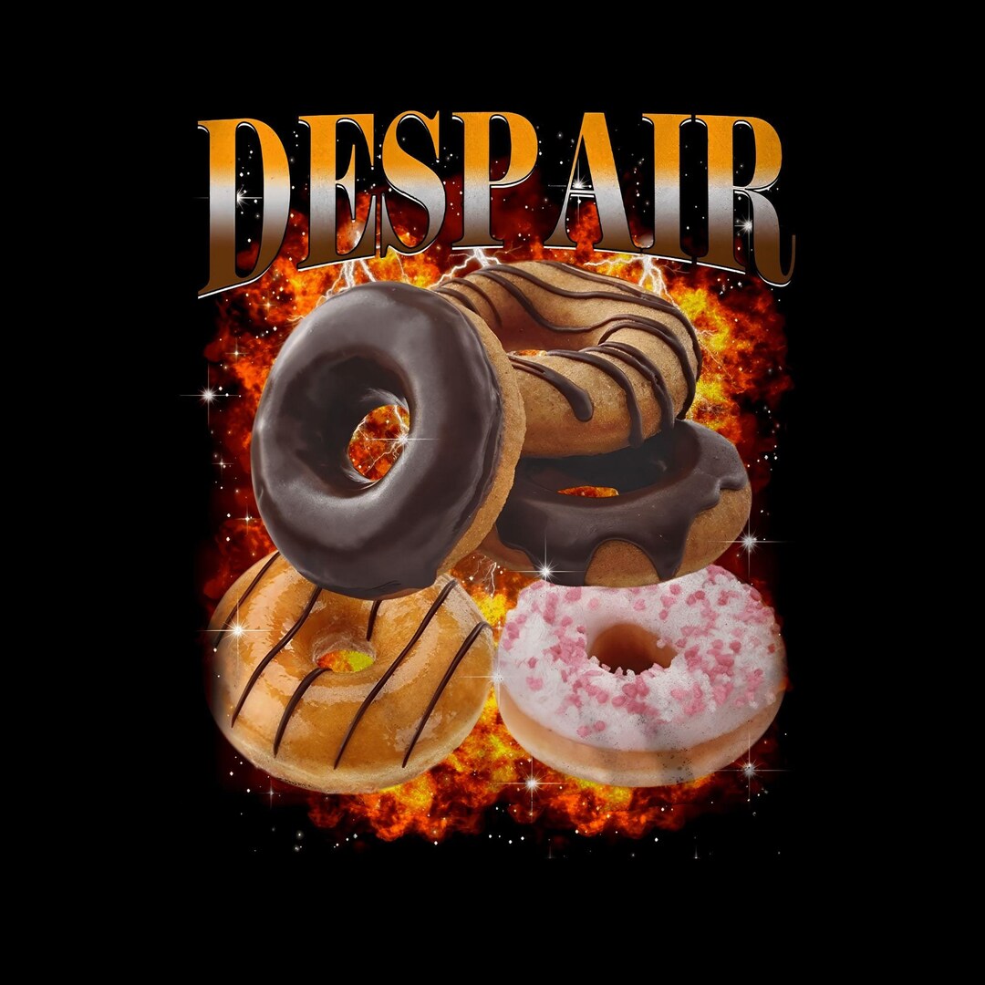 Despair Bagel Funny Meme Digital PNG, Perfect for DIY Gifts, Printing ...