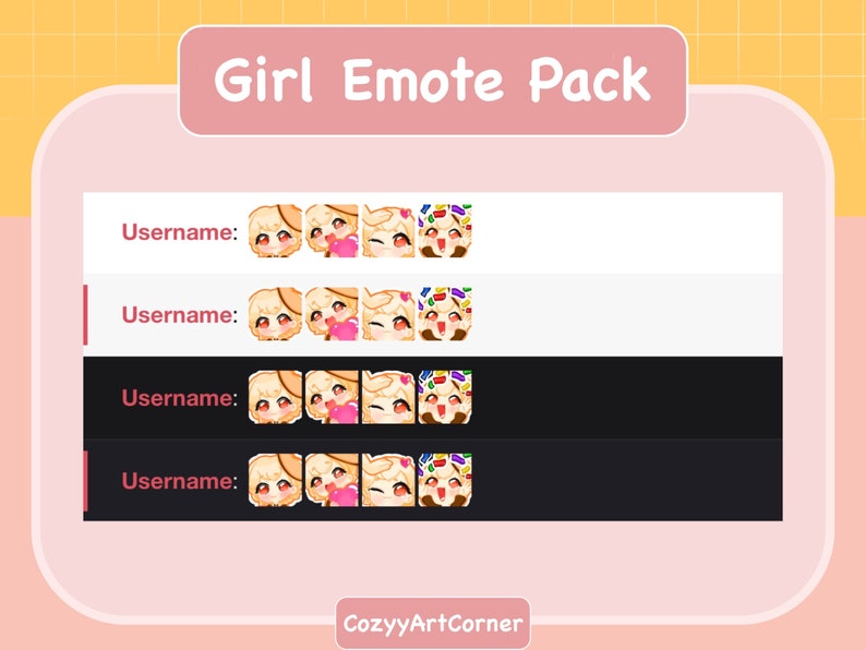 Twitch Emote Pack - Etsy