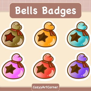 Bells Emote Badges - Etsy