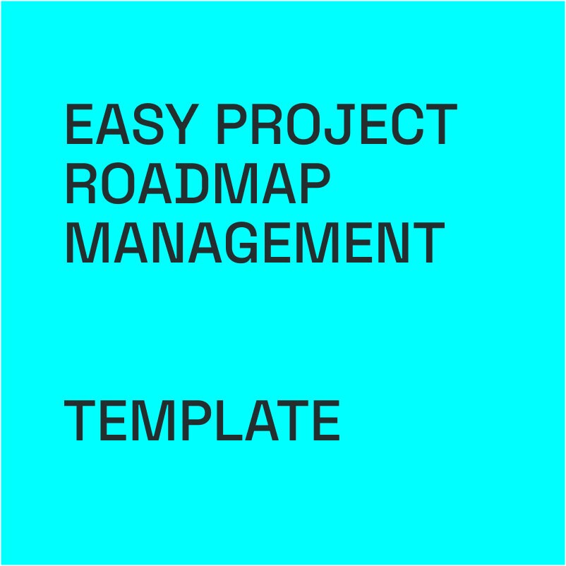 The Best and Easy Project Roadmap Management Template - Etsy