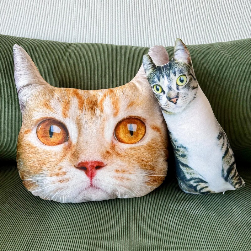 Cat Pillow - Etsy