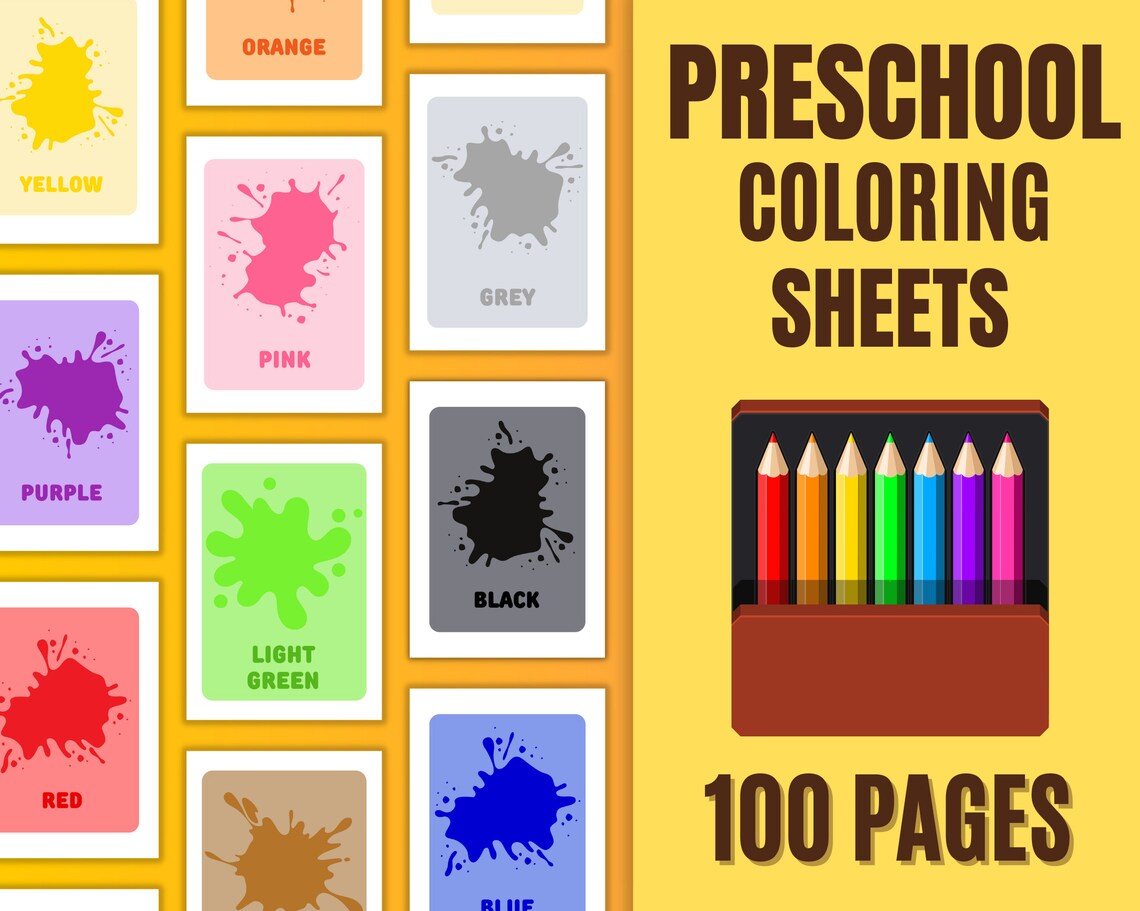 99 Printable Colouring Pages for Kids, Printable Colouring Sheets, Kids ...