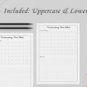 Traceable Handwriting Practice Sheets, Tracing Worksheets, Preschool ...