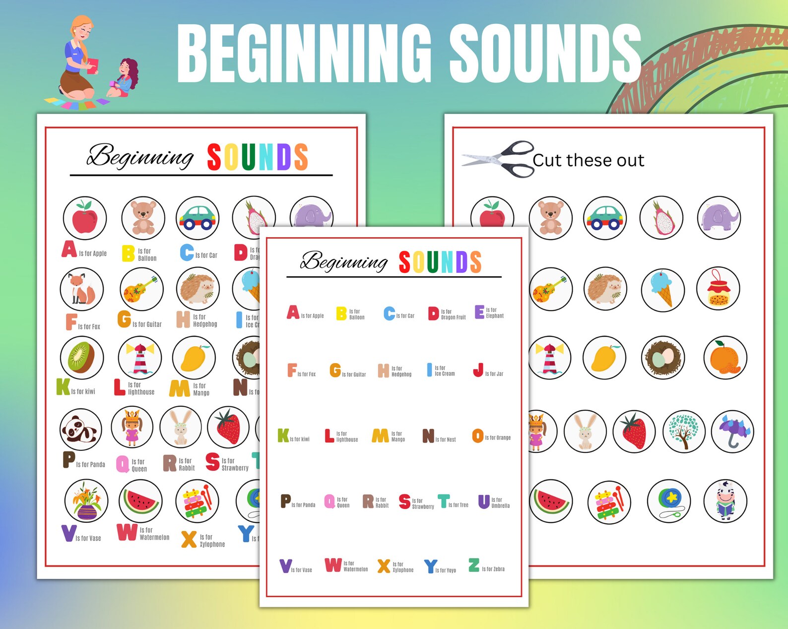 Preschool Pre-k Kindergarten Learning Bundle 500 Page - Etsy