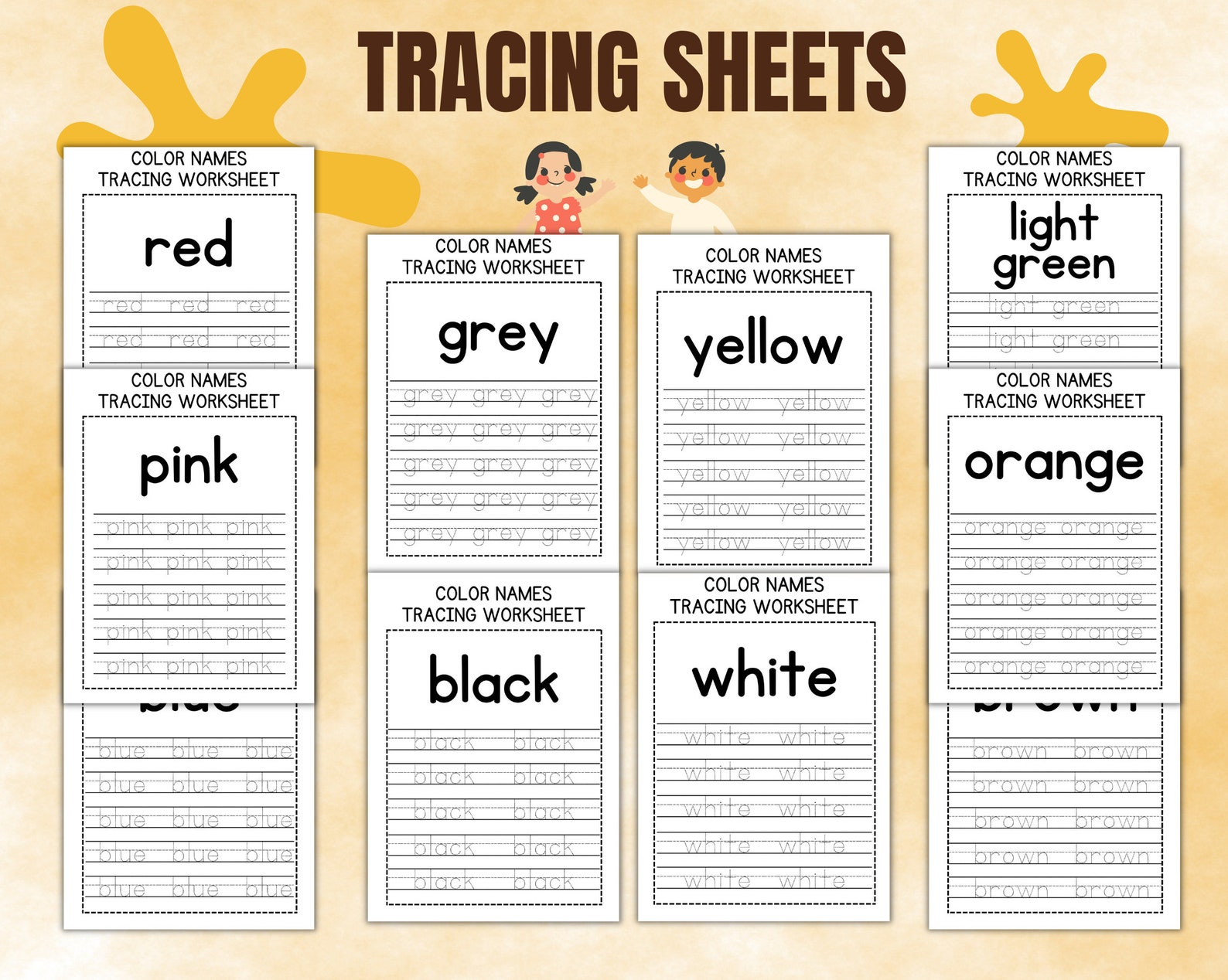 99 Printable Colouring Pages for Kids, Printable Colouring Sheets, Kids ...