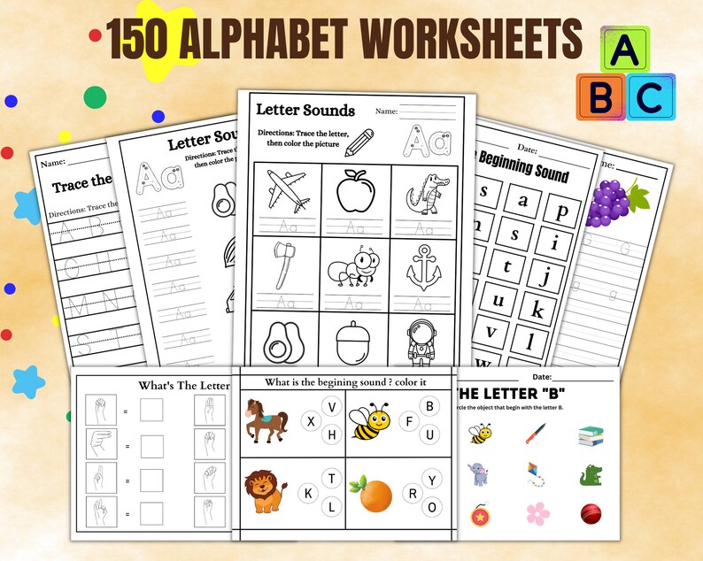 Preschool Pre-k Kindergarten Learning Bundle 500 Page - Etsy