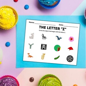 Letter and Sound Worksheet, Beginning Sound Worksheet, Kindergarten ...