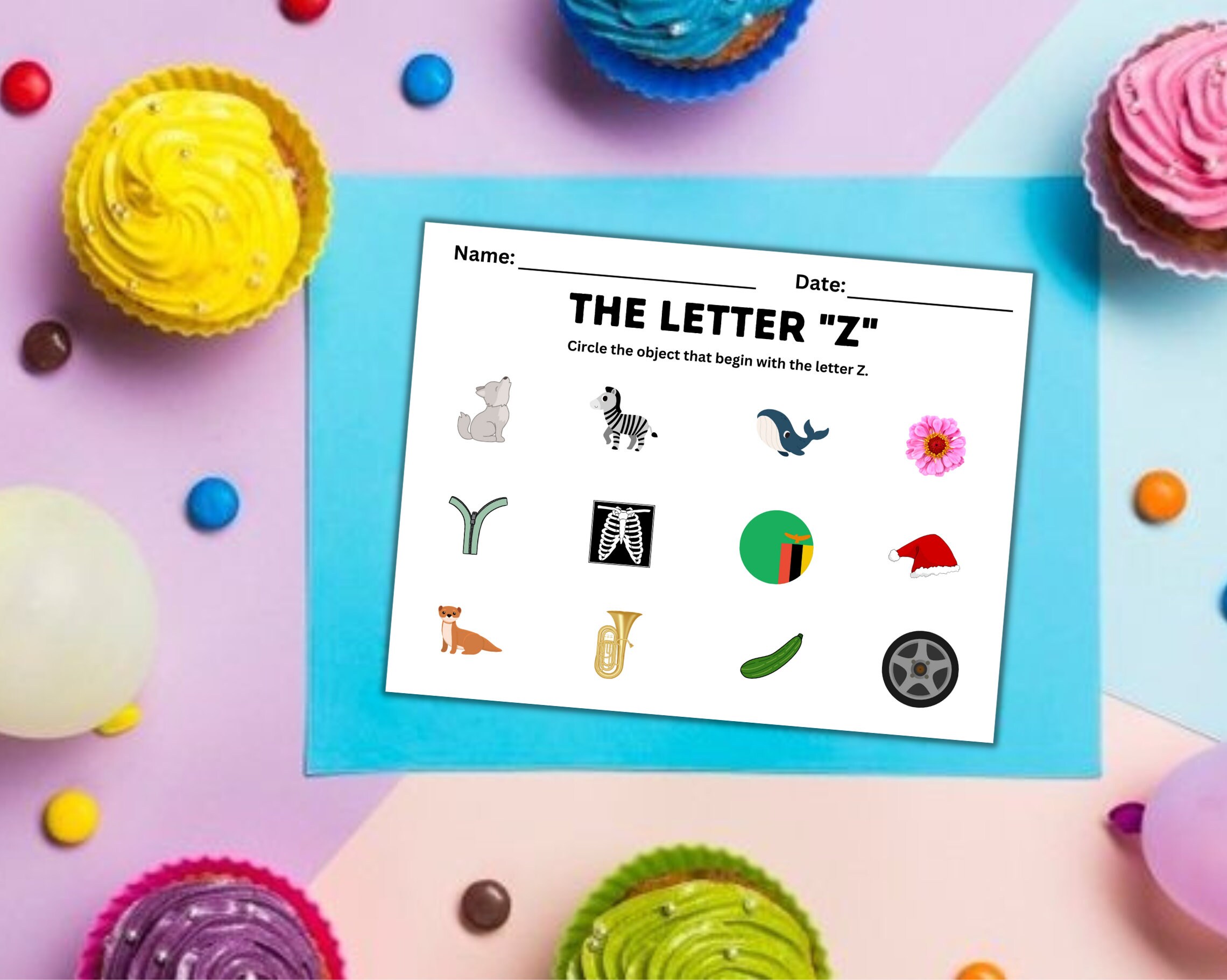 Letter and Sound Worksheet, Beginning Sound Worksheet, Kindergarten ...