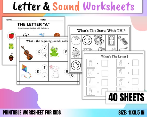 Phonics Worksheet For Kindergarten Pdf Letter Worksheets