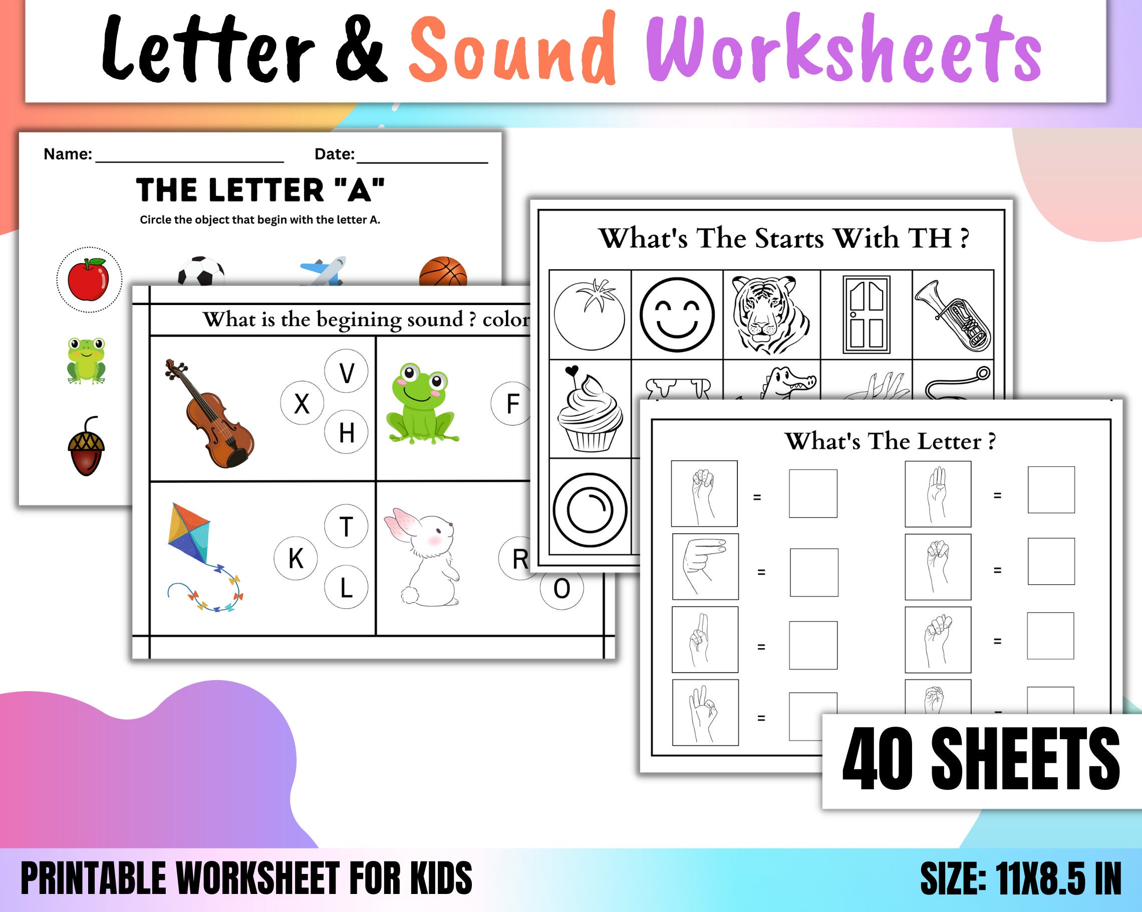 Alphabet Phonics Worksheets Pdf