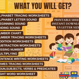 Preschool Pre-k + Kindergarten Learning Bundle | 500+ Page | Activity ...