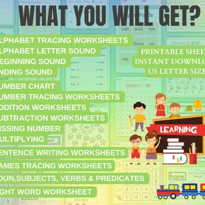 Preschool Pre-k + Kindergarten Learning Bundle | 500+ Page | Activity ...