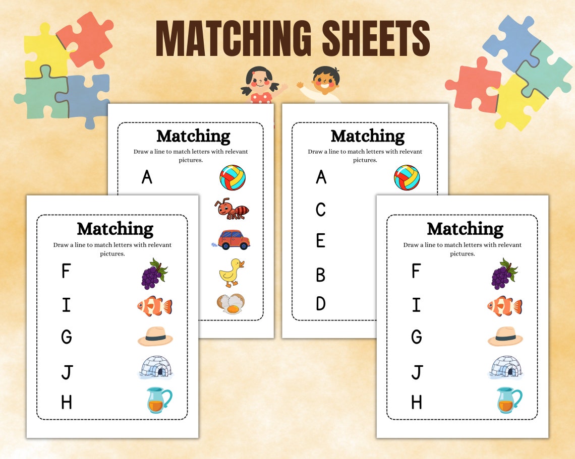 Preschool Alphabet Worksheet Bundle Letter Tracing - Etsy