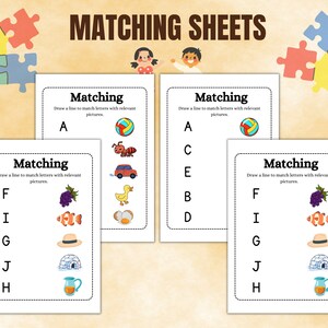 Preschool Alphabet Worksheet Bundle, Letter Tracing Worksheets ...