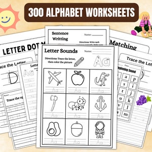 Preschool Pre-k + Kindergarten Learning Bundle | 1500 Pages | Activity ...