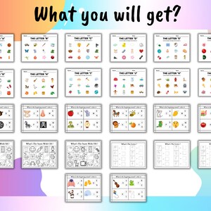 40 Alphabet Letter Sounds Worksheets, Preschool-kdg Phonics, Beginning ...