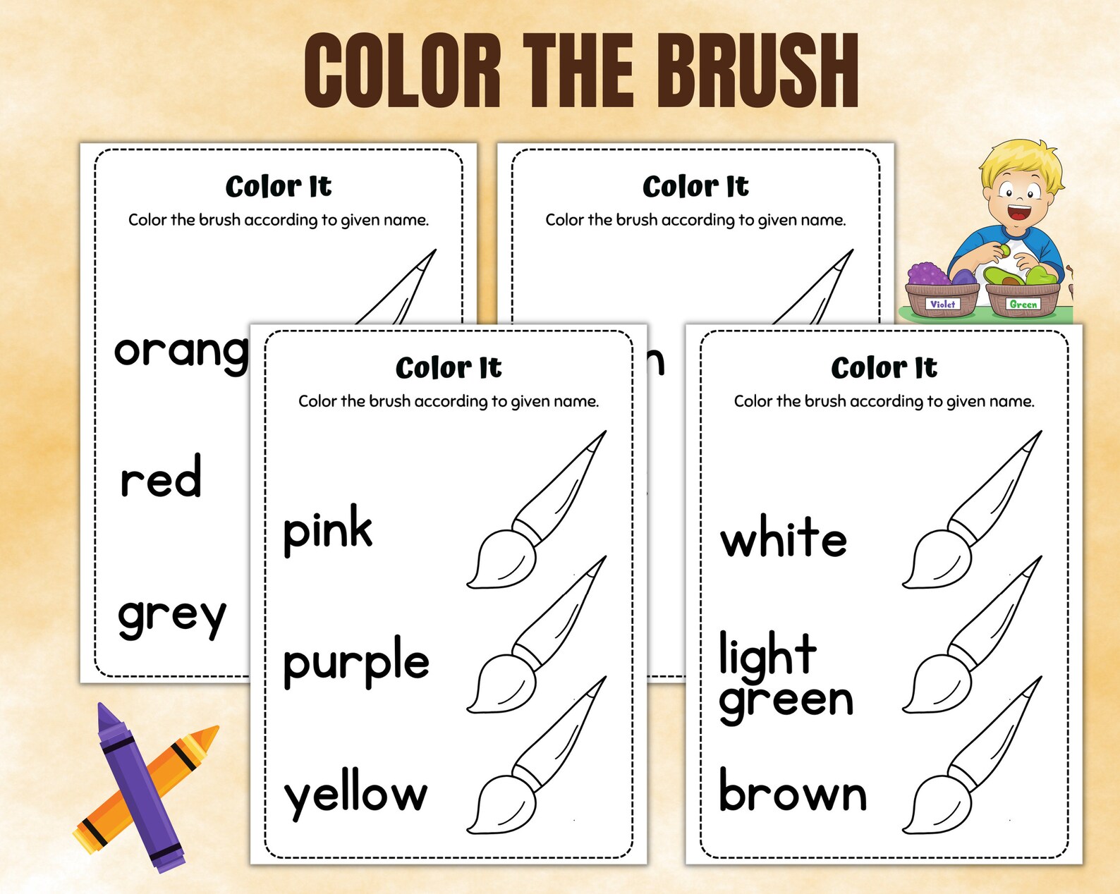 99 Printable Colouring Pages for Kids, Printable Colouring Sheets, Kids ...