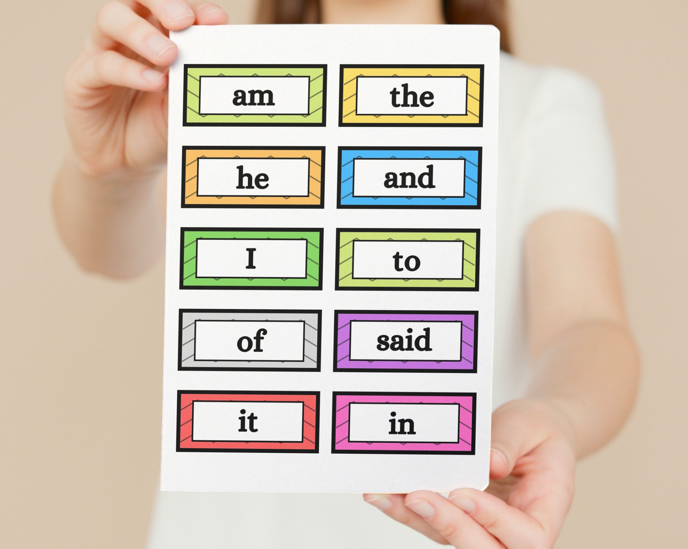 Sight Words Flashcards Printable, Kindergarten to 3rd Grade Sight Words ...