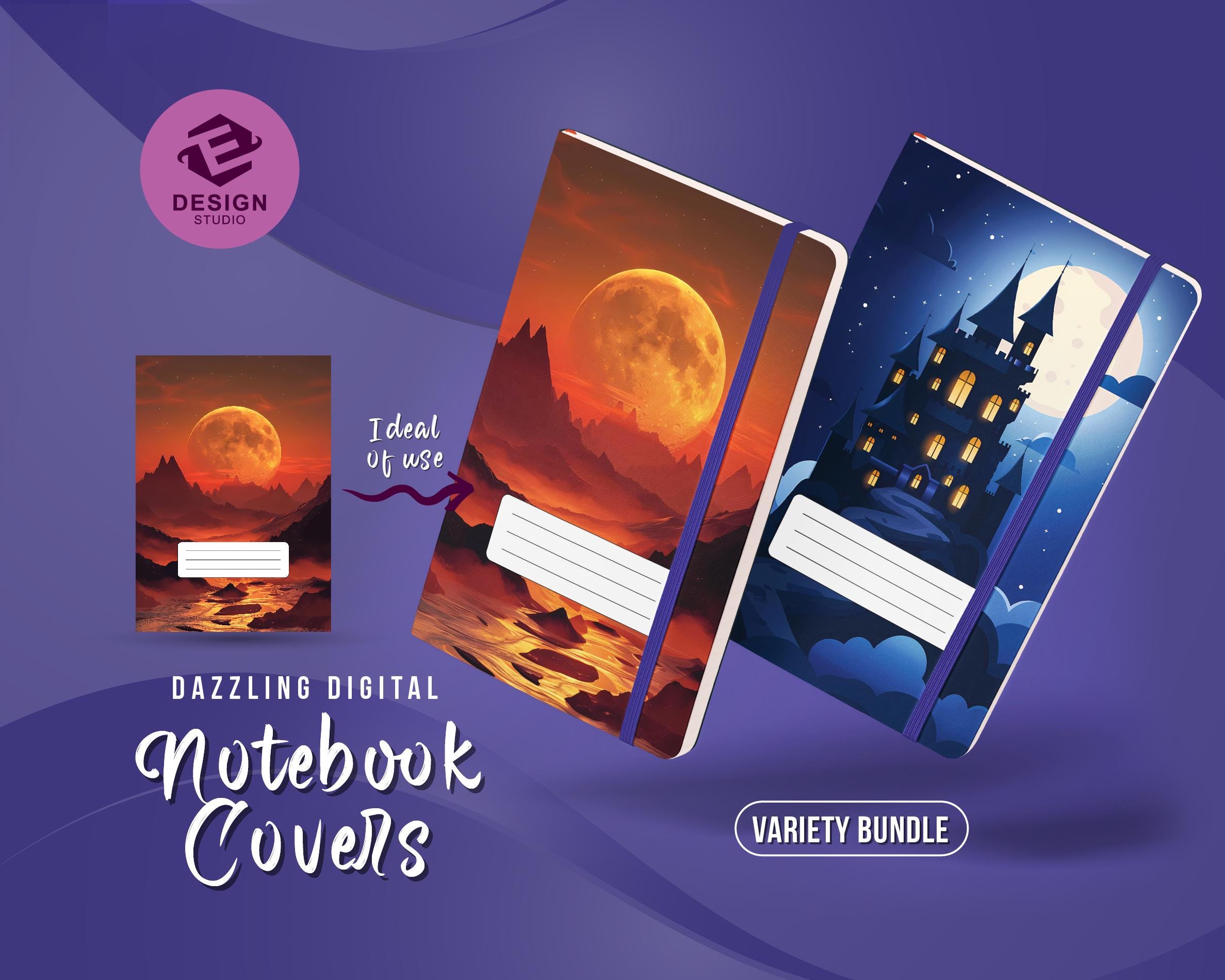 30 Fantasy Goodnotes Covers, Digital Notebook Cover, Patterns Notebook ...