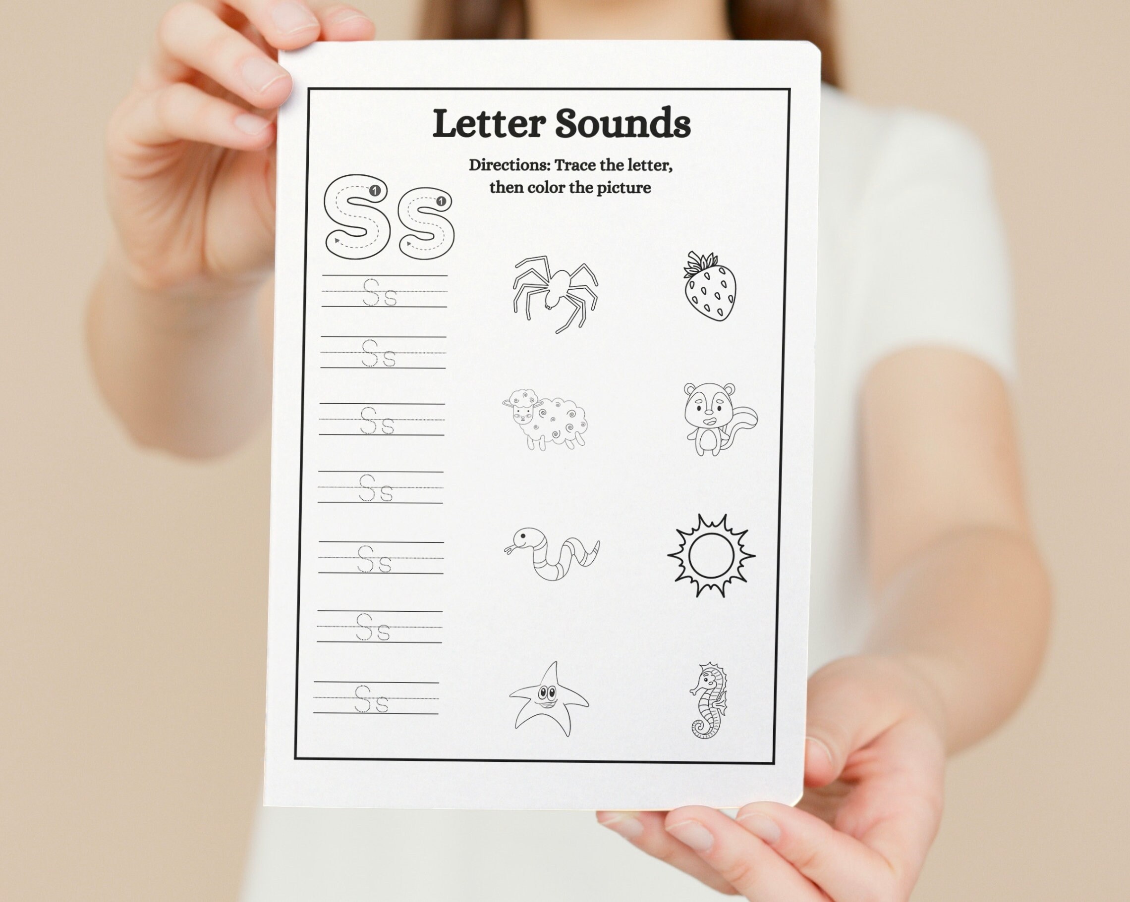 26 Alphabet Letter Sounds Worksheets Printable, Preschool Worksheets ...