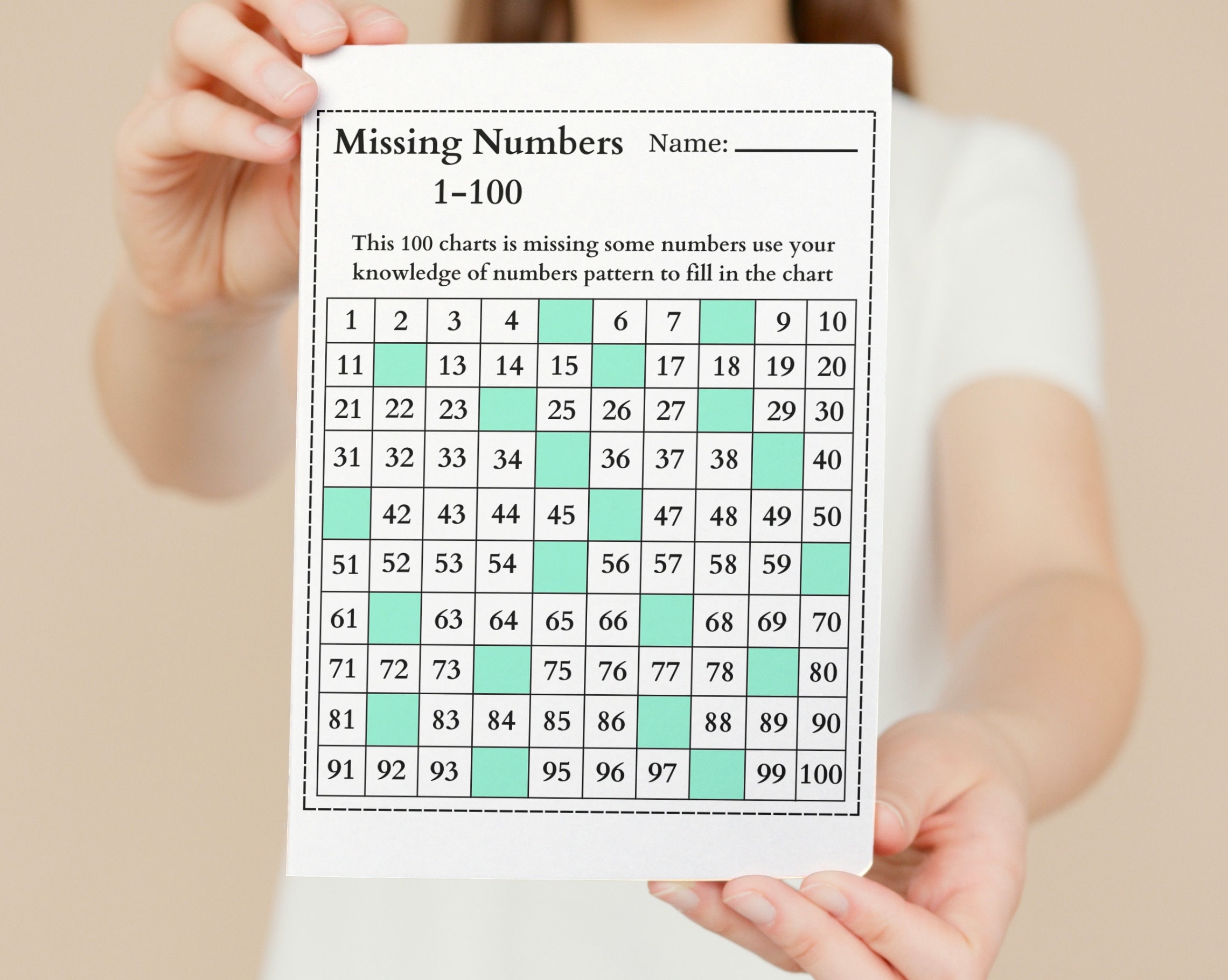 12 Printable Missing Numbers Worksheets, Activity Worksheets, Missing ...