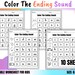 10 Printable Ending Sounds Worksheets, Initial Sound Practice ...