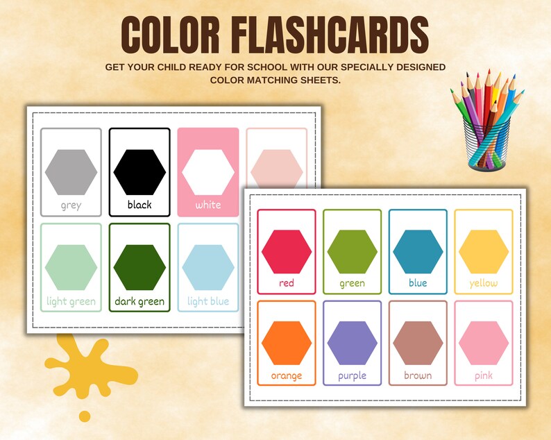 Color Matching Color Activity Learning Colors Toddler - Etsy