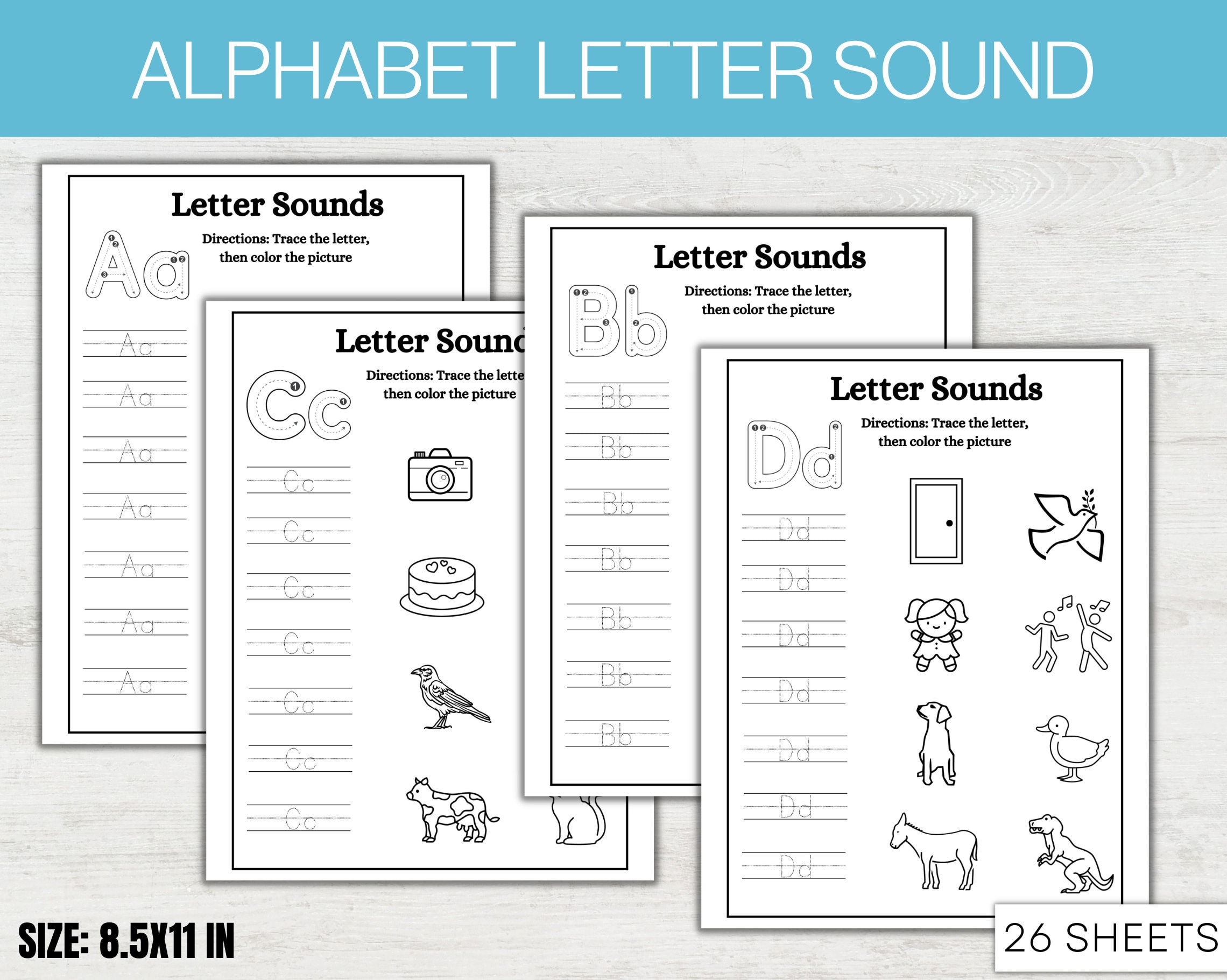 Worksheets Letter Sounds Printables