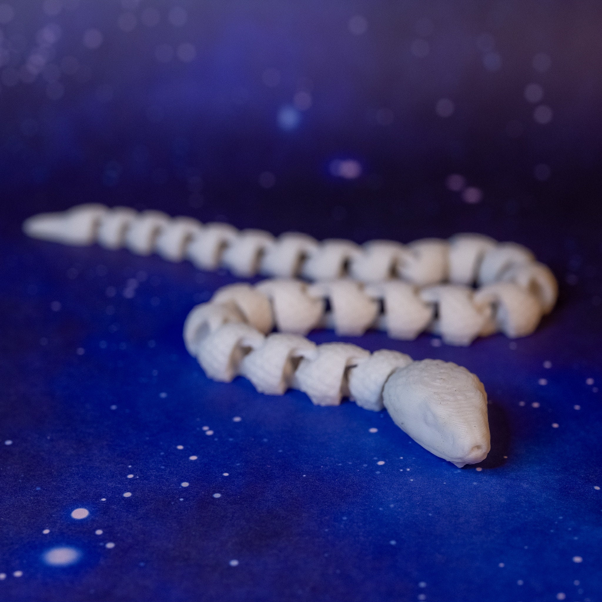 Long Flexi Snake Fidget Toy, 3D Printed With PLA Filament. - Etsy