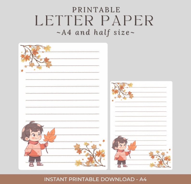 Printable Letter Paper. Printable Stationary Lined Paper. Letter ...