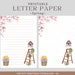 Printable Letter Paper. Printable Stationary Lined Paper. Letter ...