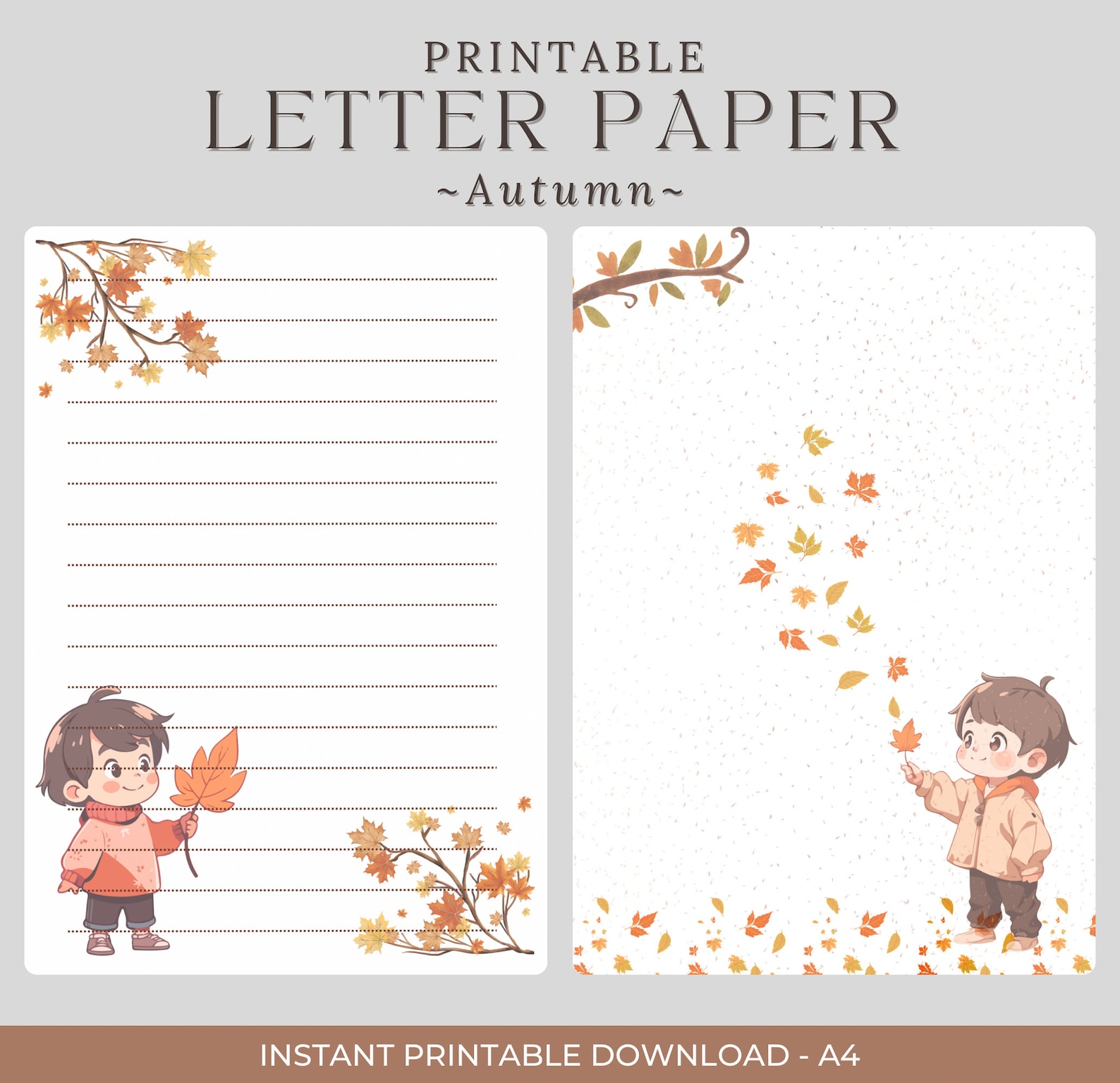 Printable Letter Paper. Printable Stationary Lined Paper. Letter ...