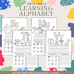 Learning Alphabet (activity Worksheet) - for Littler Learners ...