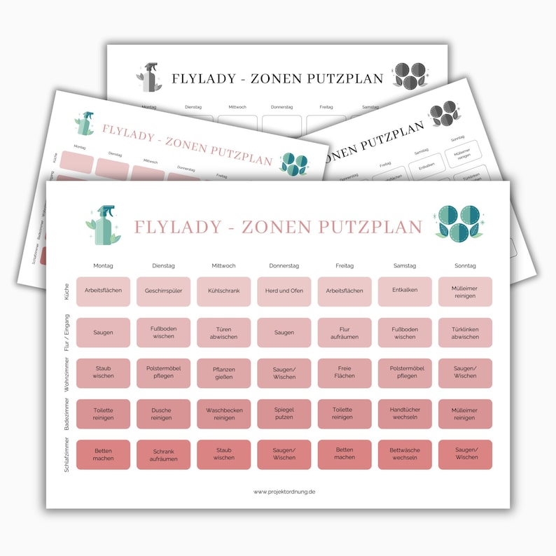 Flylady Zone Planner: Instructions & Templates for Effective ...