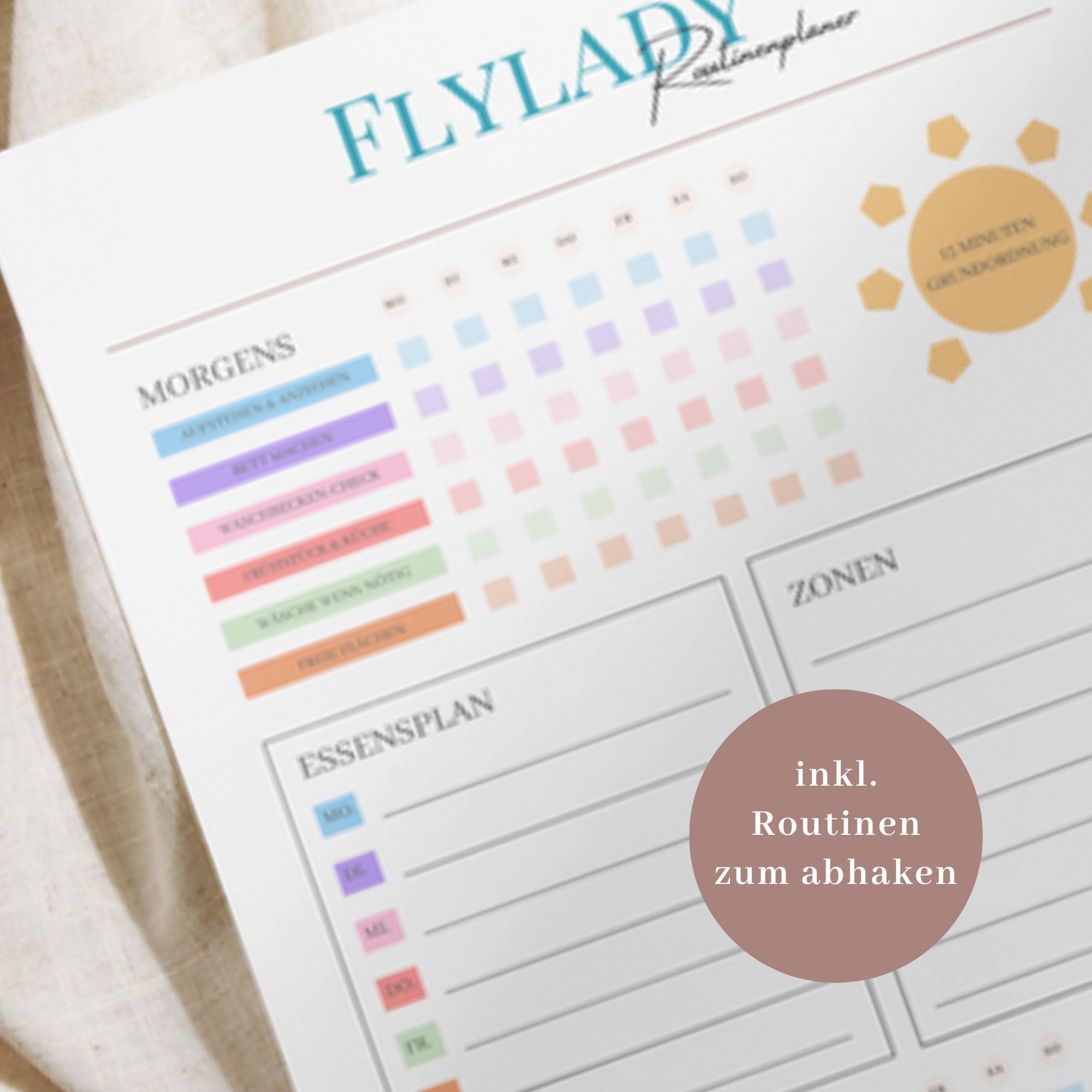 Flylady Routine Planner: Instructions & Templates for Effective ...