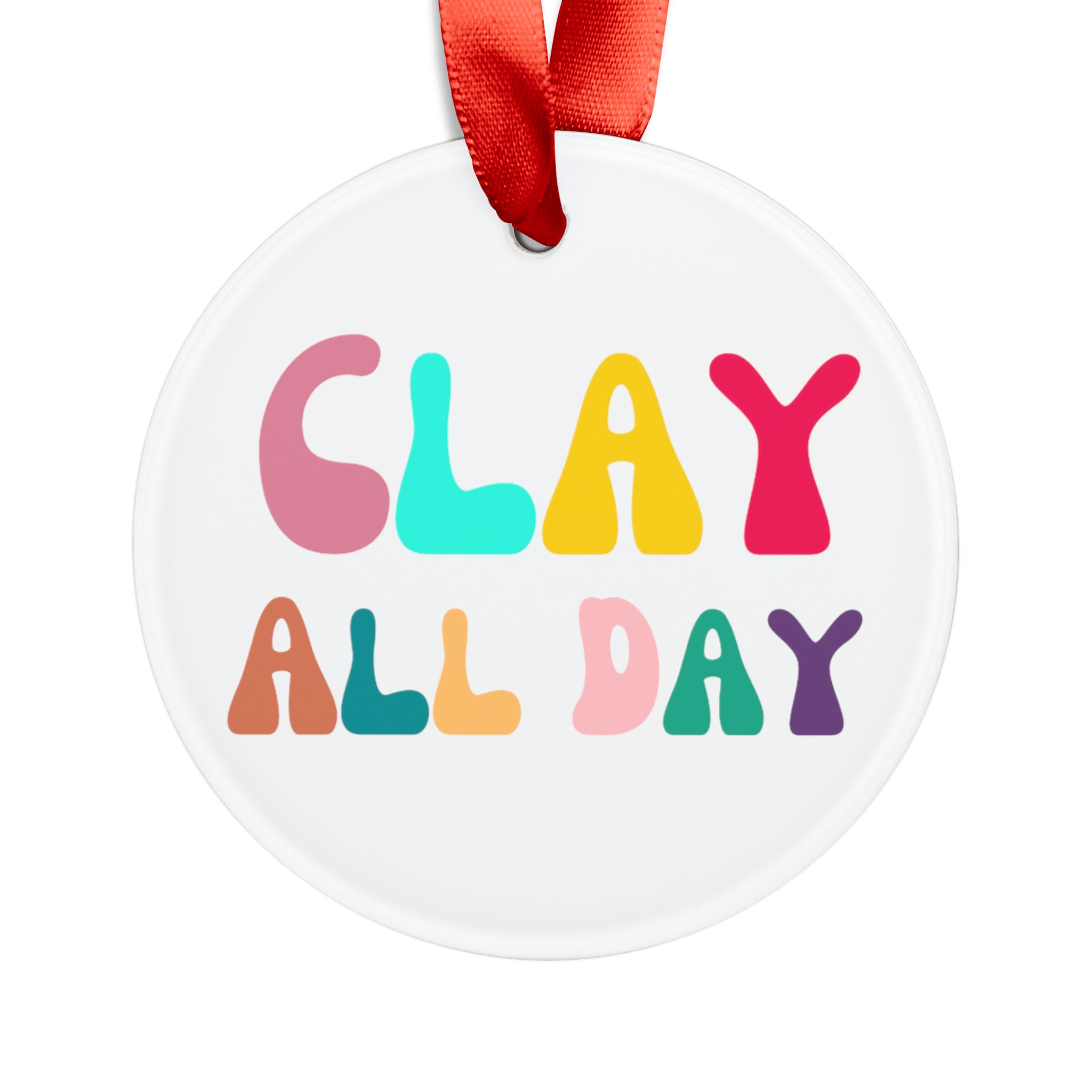 Personalized Pottery Ornament, Pottery Gift, Pottery Christmas Ornament ...