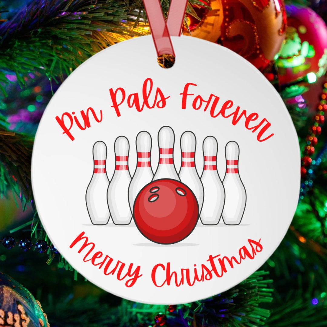 Christmas Ornaments Bowling Ornament Bowler Gift - Etsy