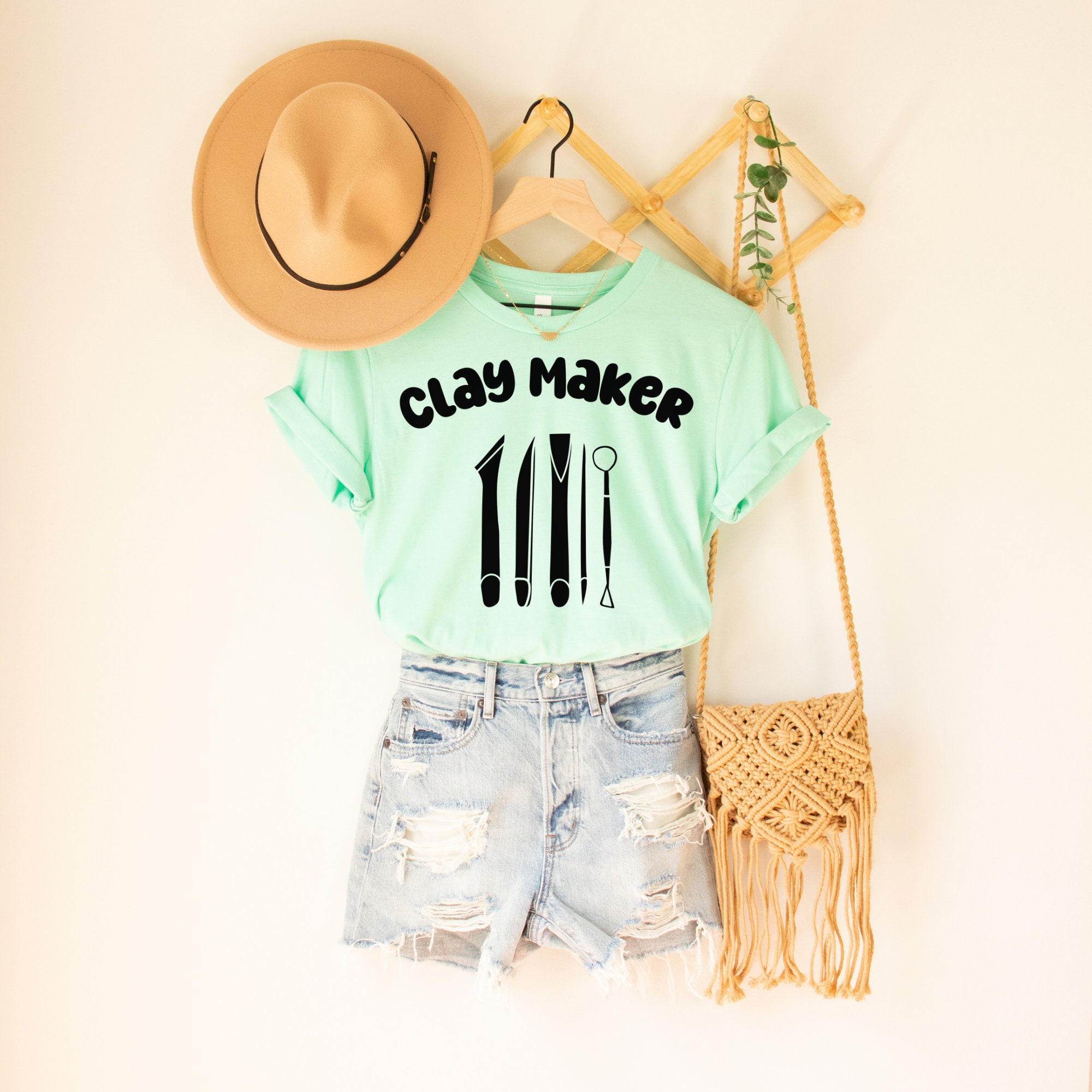 Pottery Tools T-shirt, Funny Pottery Shirt, Pottery Lover Gift, Cute ...