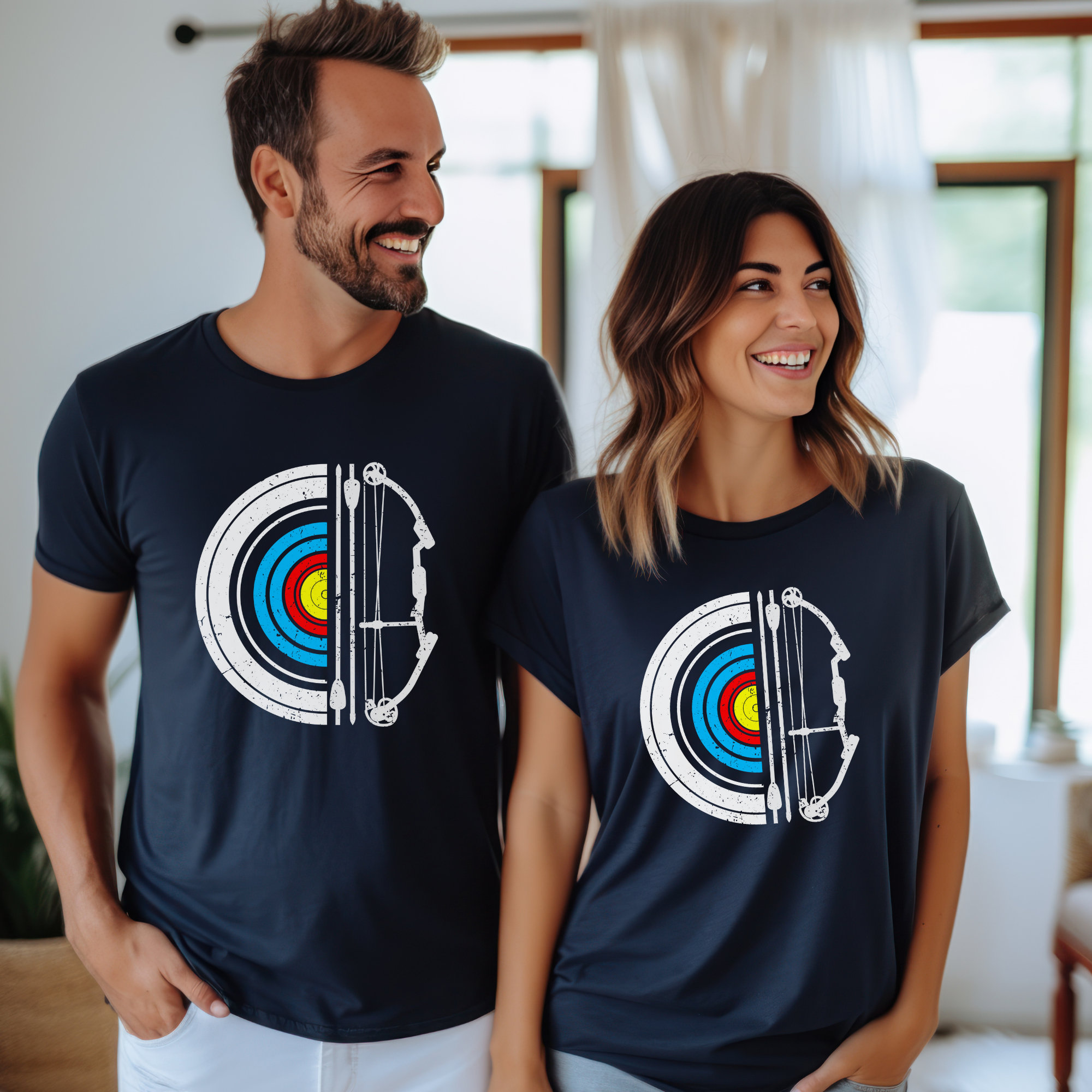 Archery Bow Shirt, Patriotic Hunting, Archer Gift, Archery Gift, Bow ...