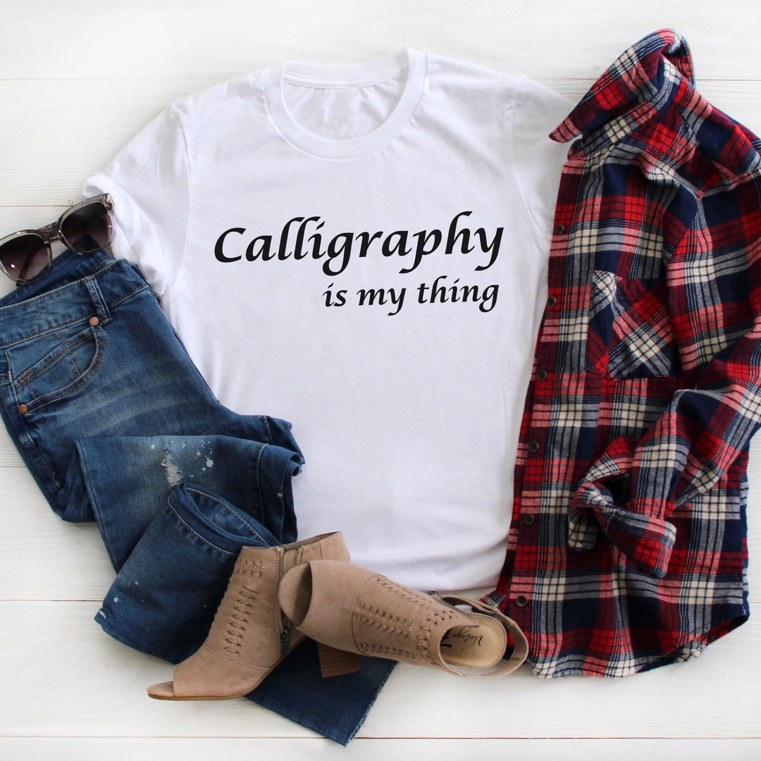 Calligraphy, Calligraphy Shirt, Calligraphy Gifts, Calligraphy, Writer ...
