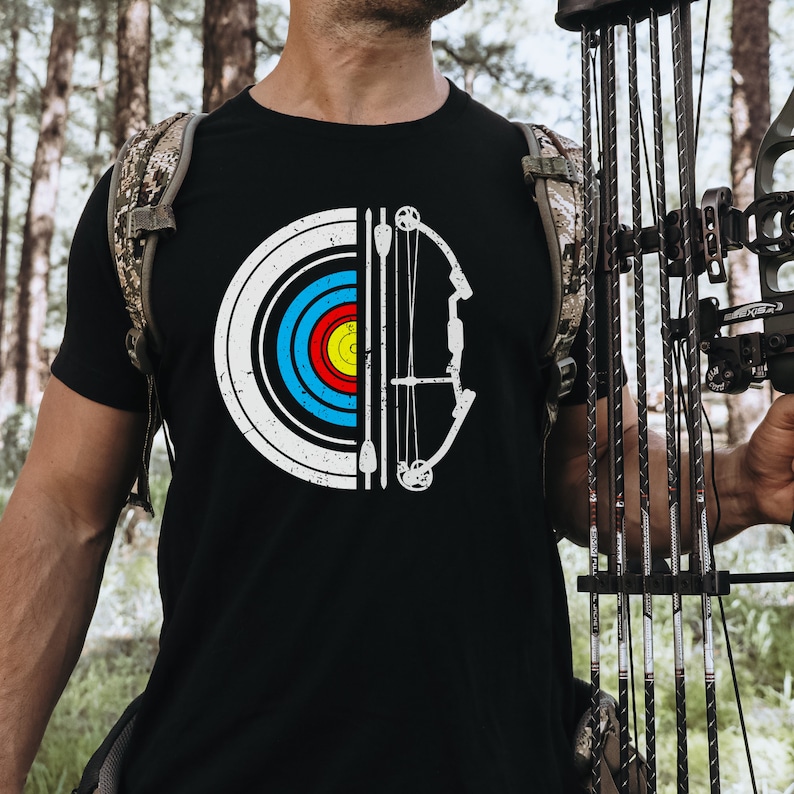 Archery Bow Shirt, Patriotic Hunting, Archer Gift, Archery Gift, Bow ...