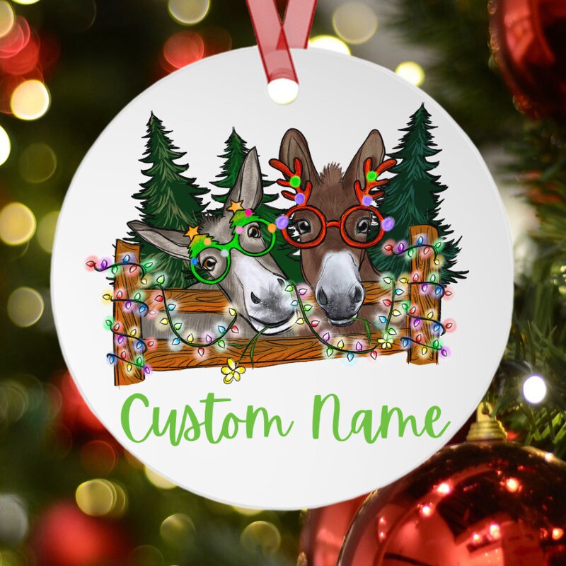Donkey Ornament - Etsy