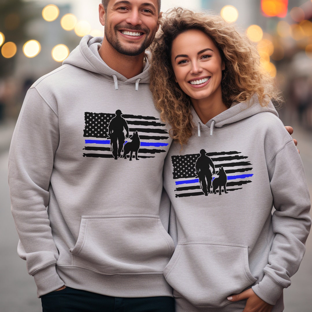 Police Sweatshirt Back the Blue Shirts Police Gifts Police Supporter ...