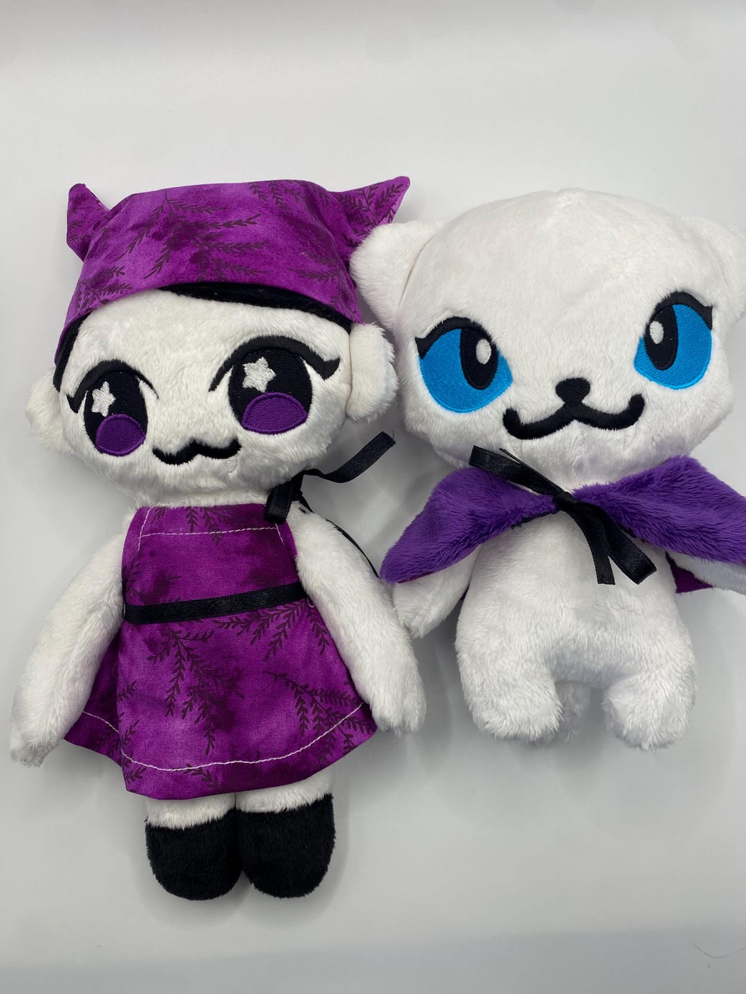Enchanting Chibi Human Cat Girl Doll & Snuggly Kitty Plushie Set, Cat ...