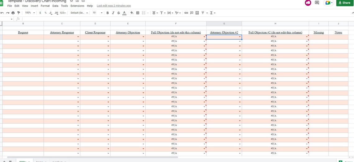 Discovery Chart Google Sheets + Excel - Etsy